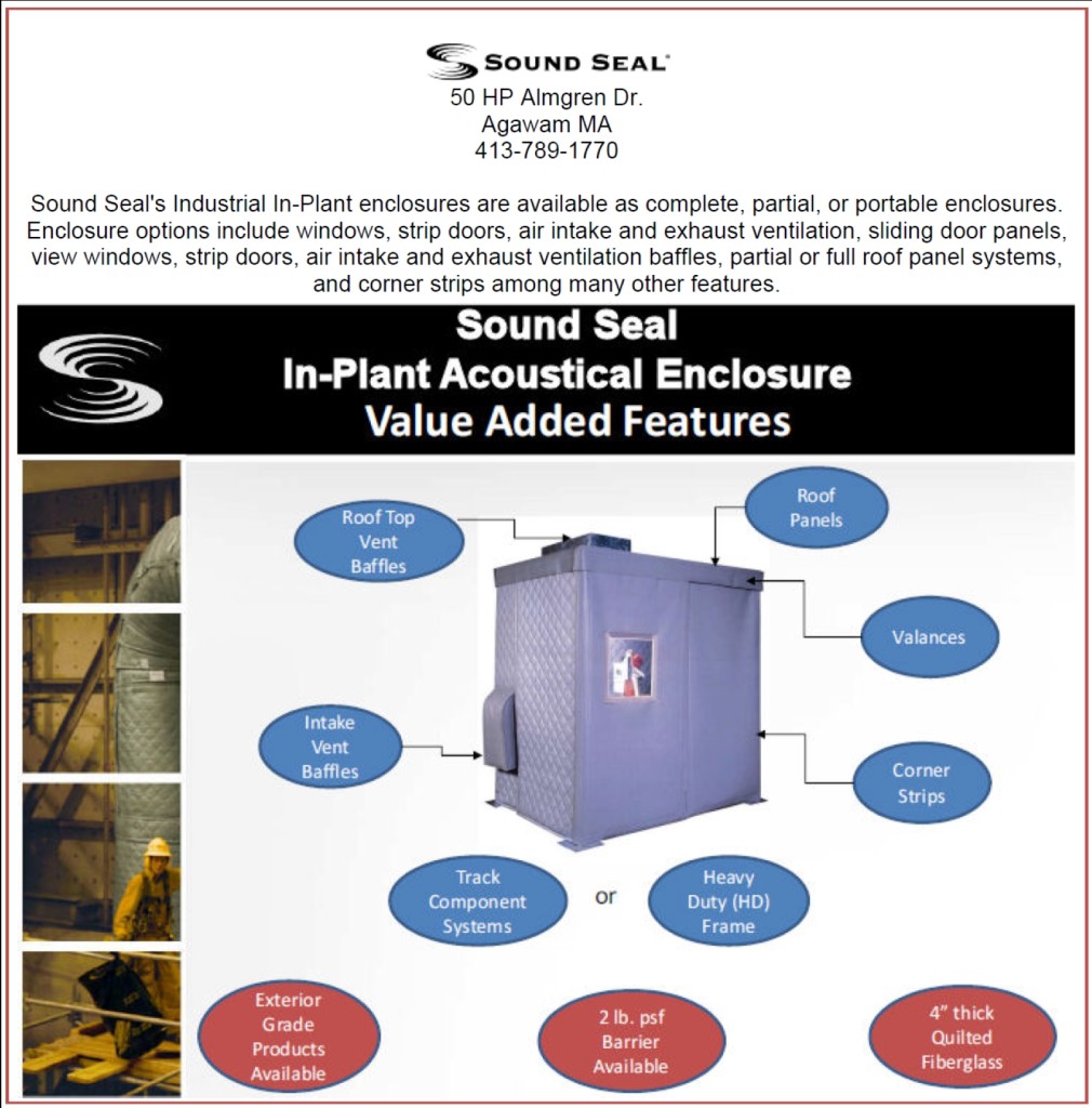 Sound Seal Composite Enclosures – In-plant Noise Killer | Pacific Sound ...